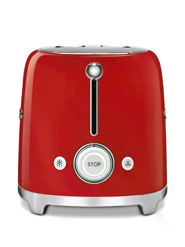 SMEG Dial Control Plissé Two-toaster - Red