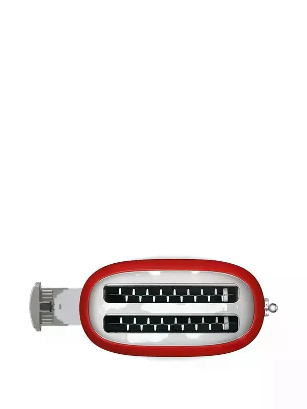 SMEG Dial Control Plissé Two-toaster - Red
