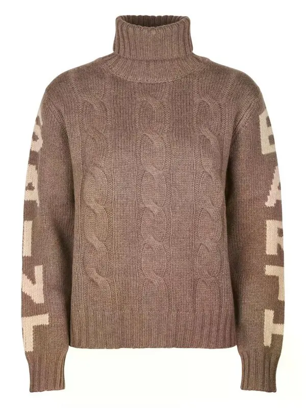MC2 SAINT BARTH Cable-knit Roll-neck Sweater