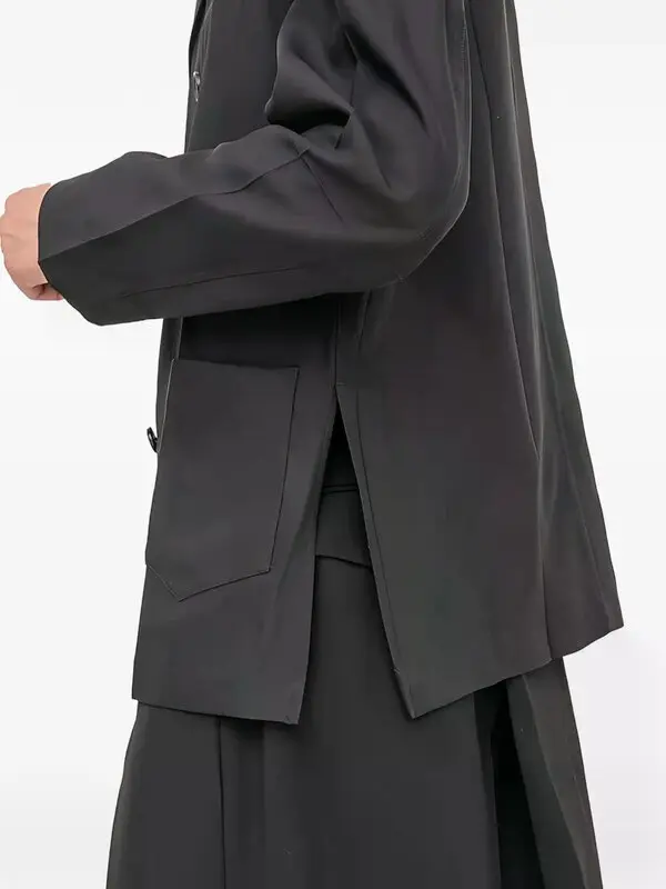 SETCHU Origami Double-breasted Belted Blazer