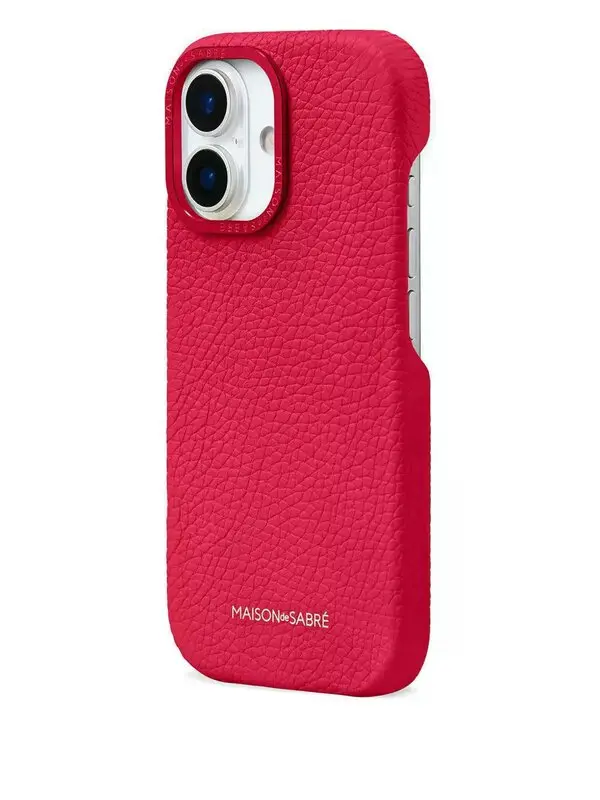 MAISON DE SABRE Leather Iphone 17 Case - Pink