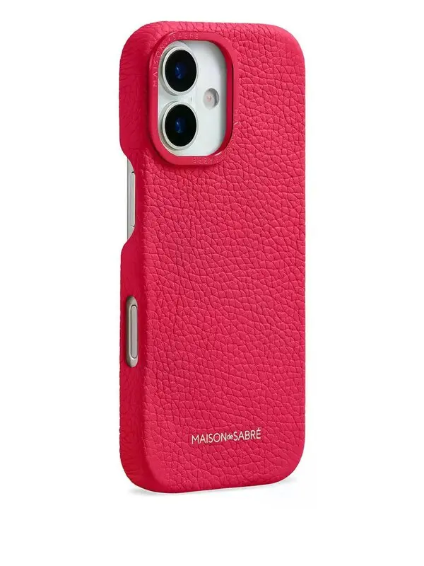 MAISON DE SABRE Leather Iphone 17 Case - Pink