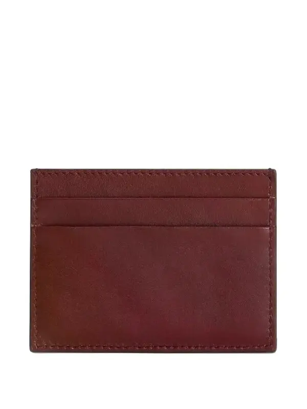 Dolce & Gabbana Plongé Calfskin Card Holder - Red