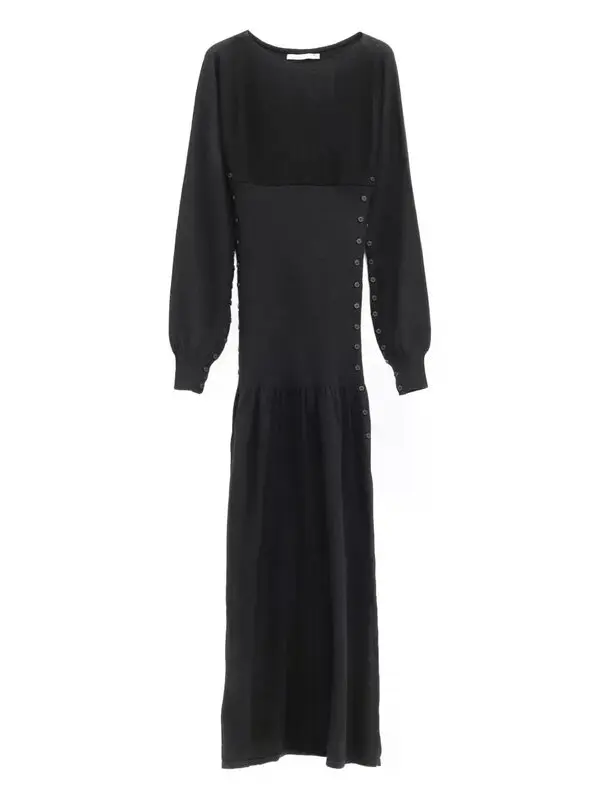 Paloma Wool Button-detail Long-sleeve Dress