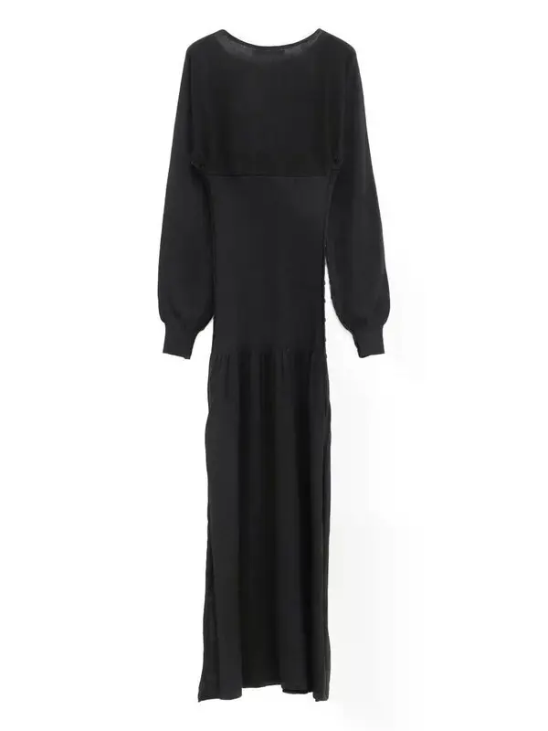 Paloma Wool Button-detail Long-sleeve Dress
