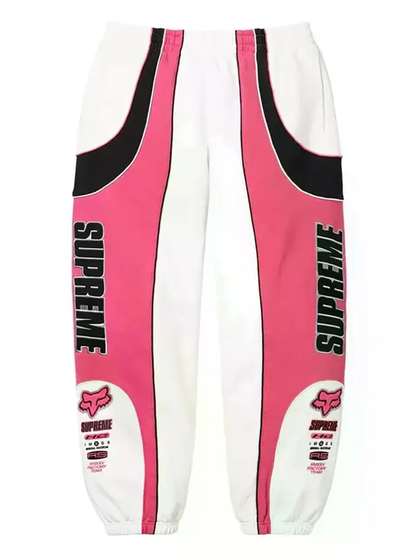 Supreme X Fox Racing® Logo-detailed Track Pants - White