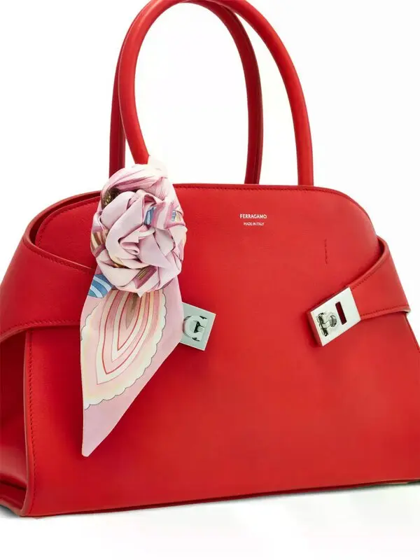 FERRAGAMO Brezza-print Silk Scarf - Pink