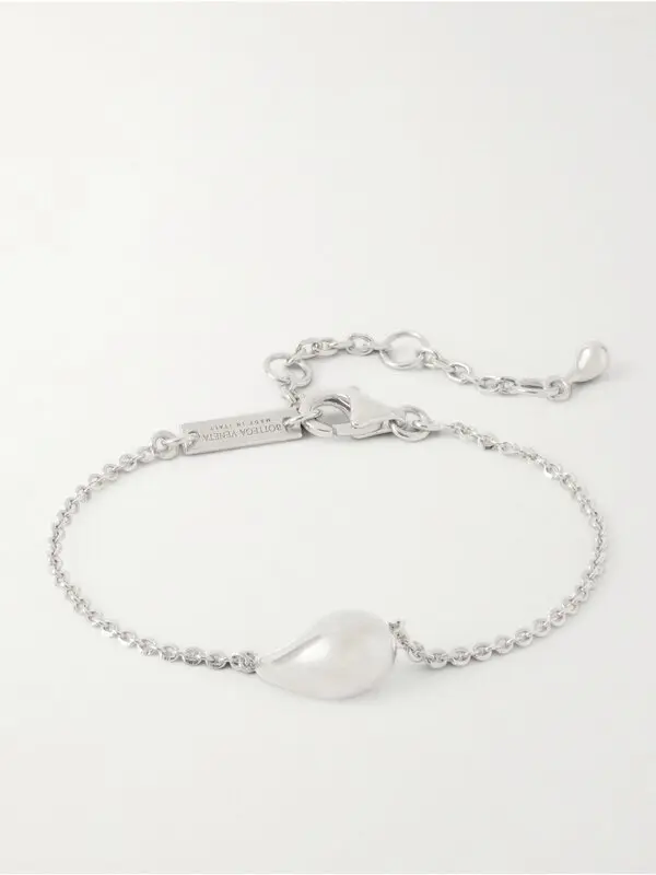 Bottega Veneta Drop Pendant Bracelet - Silver