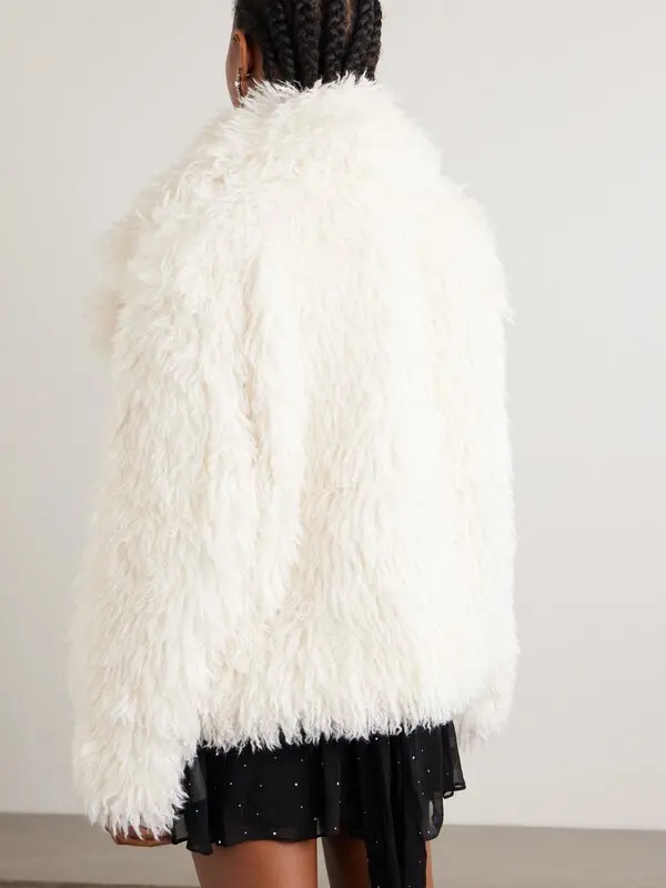 Staud Soprano Oversized Plush Jacket