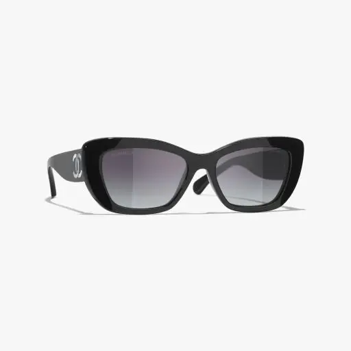 Chanel Butterfly Sunglasses - Black