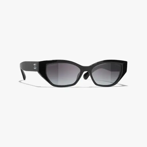 Chanel Cat Eye Sunglasses - Black