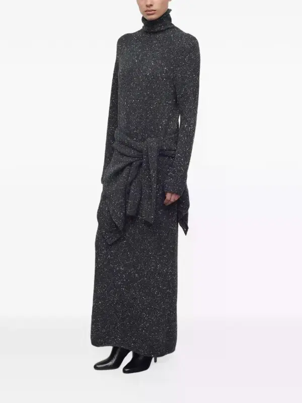 THE ROW Melani Cashmere Sweater Dress - Grey