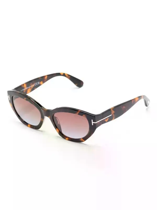 TOM FORD Tortoiseshell Cat-eye Frame Sunglasses