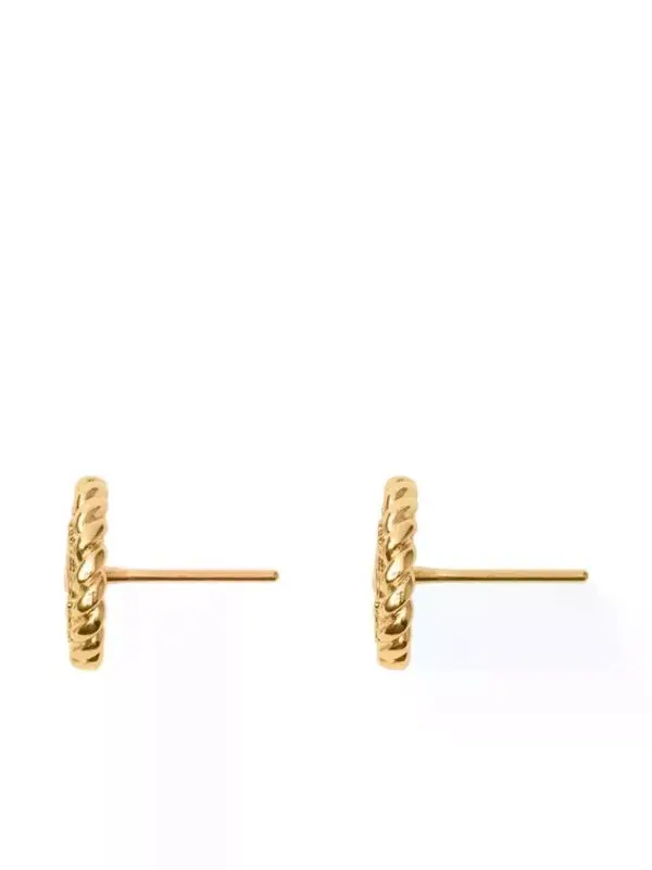 Burberry Equestrian Knight Stud Earrings