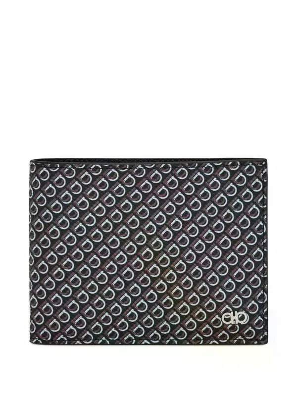 FERRAGAMO Gancio Bifold Wallet - Brown