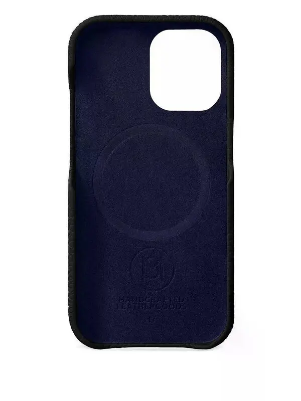 MAISON DE SABRE Leather Iphone 17 Case - Black