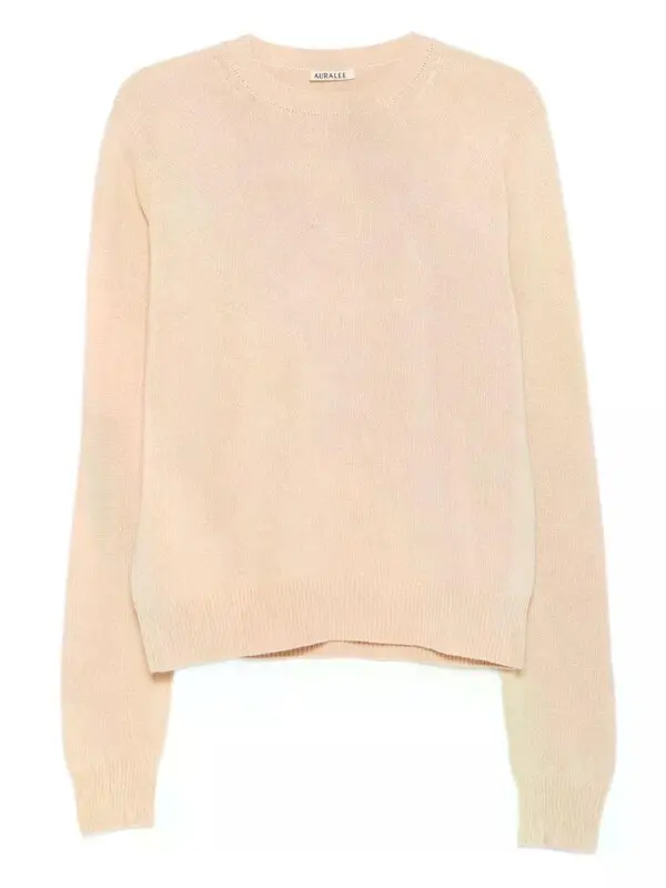 Auralee Crew-neck Sweater - Neutrals