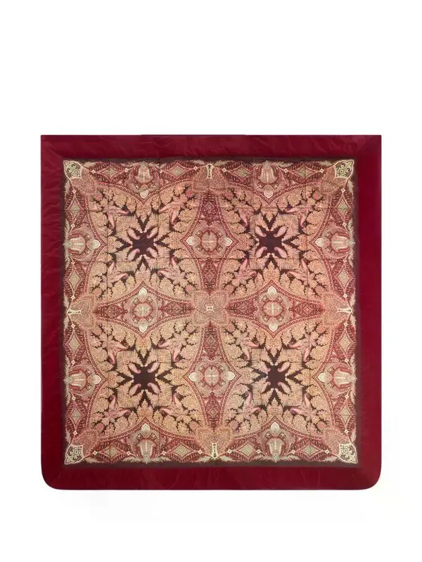Etro Leafy-motif Quilt - Red