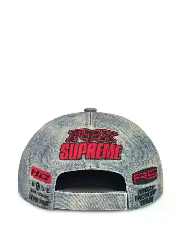 Supreme X Fox Racing® Logo-embroidered Cap - Blue