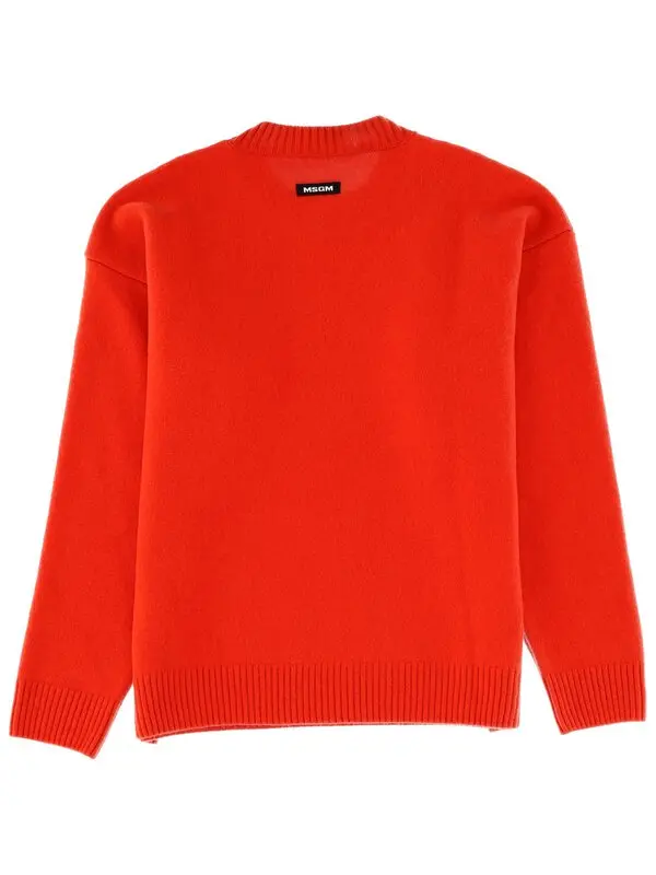 MSGM Wool Sweater - Red