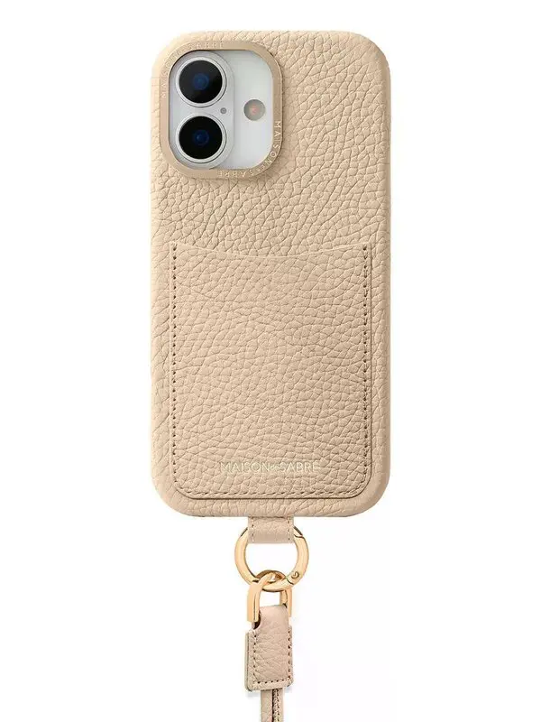MAISON DE SABRE The Sling Card-slot Iphone 17 Case - Neutrals