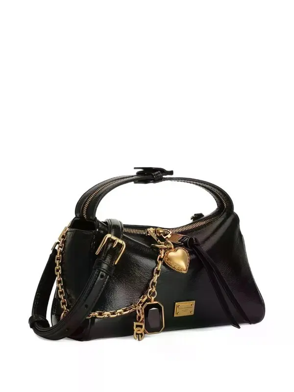 Dolce & Gabbana Charm-detail Satchel - Black