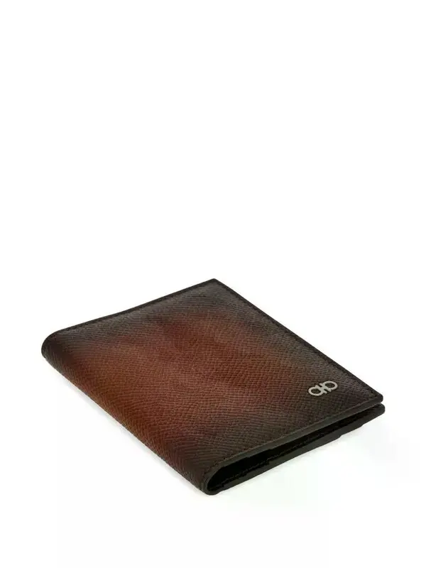 FERRAGAMO Gancini Credit Card Holder - Brown