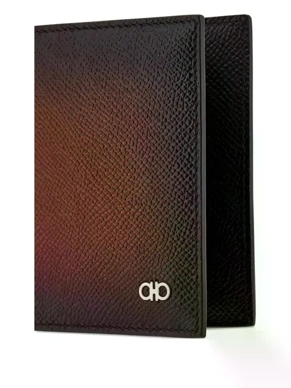 FERRAGAMO Gancini Credit Card Holder - Brown