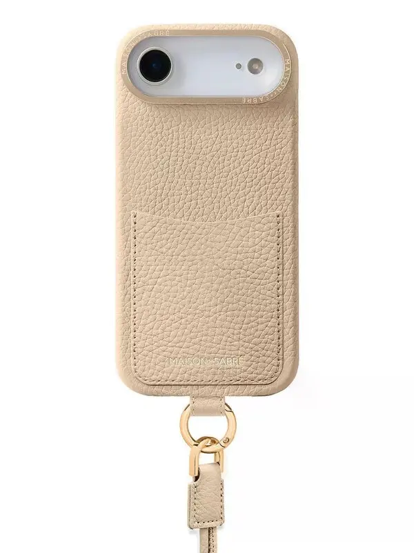 MAISON DE SABRE The Sling Card-slot Iphone 17 Air Case - Neutrals