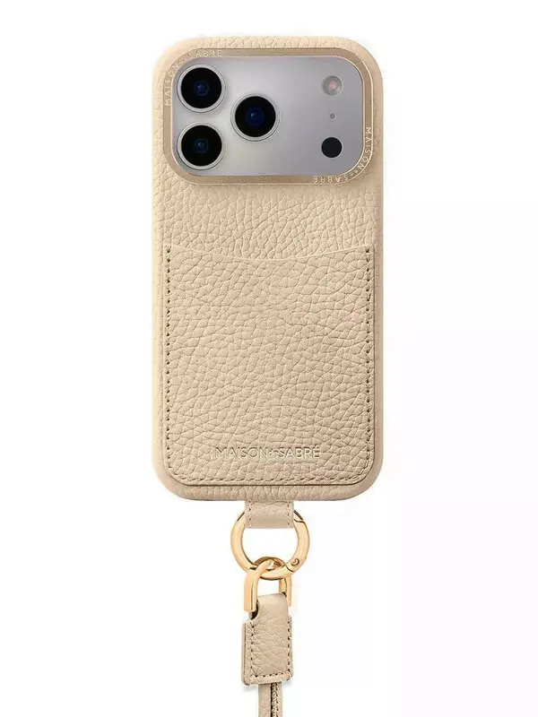 MAISON DE SABRE The Sling Card-slot Iphone 17 Pro Case - Neutrals