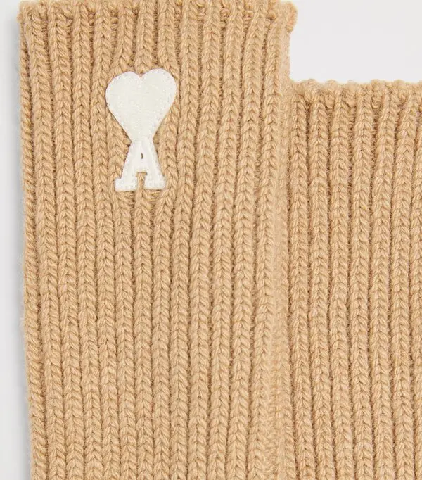 AMI Paris Wool-blend De Coeur Socks