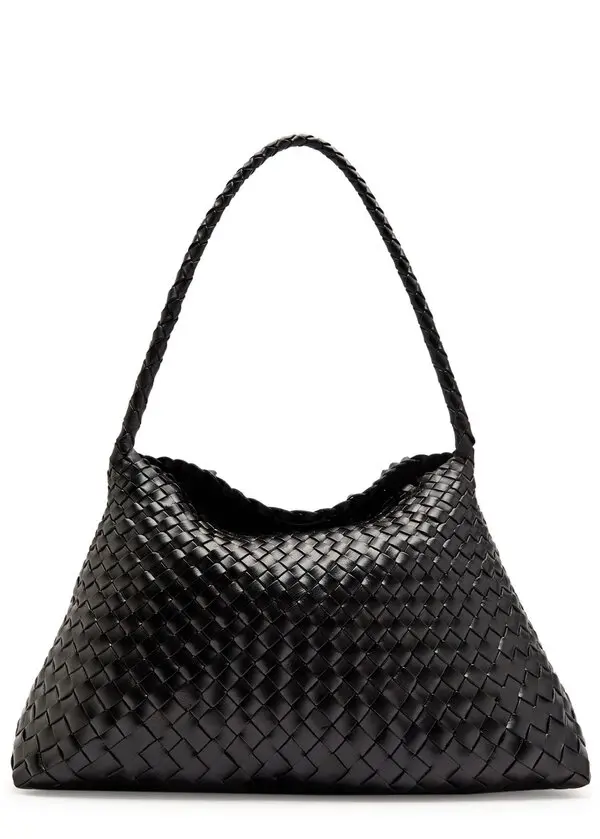 Dragon Diffusion Santa Maria Woven Leather Shoulder Bag