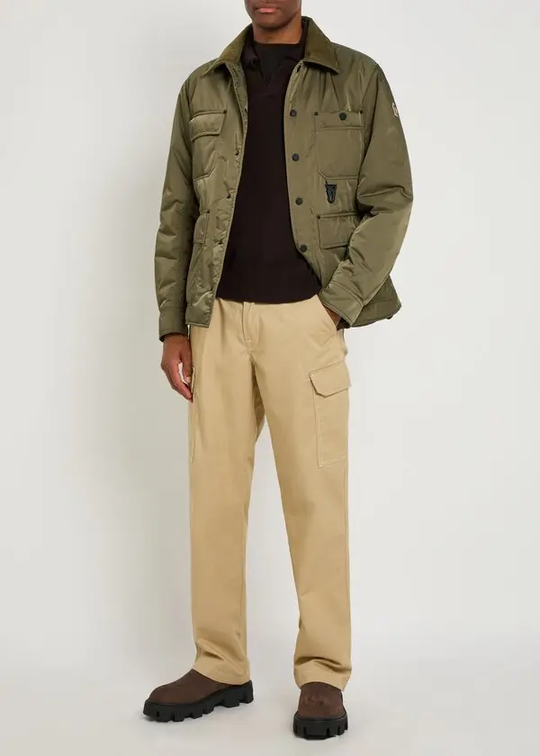 Moncler Warterton Padded Jacket - Khaki