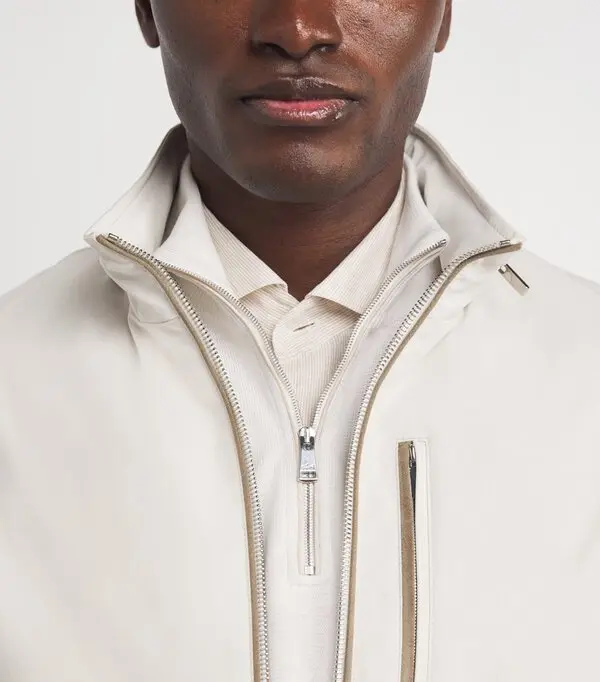 Paul & Shark Cotton Quarter-zip Sweater - White