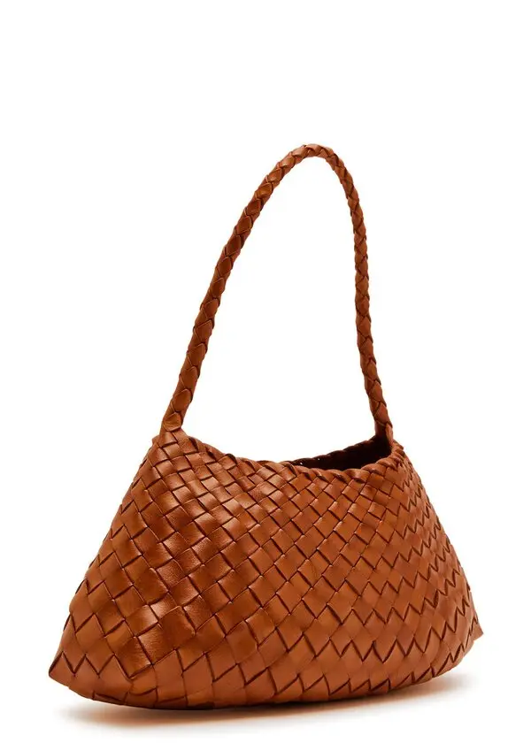 Dragon Diffusion Rosanna Woven Leather Shoulder Bag