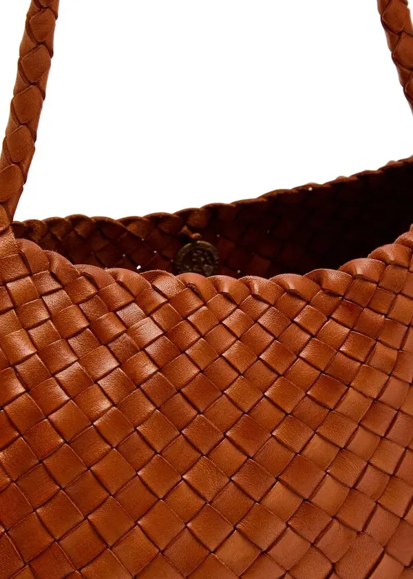 Dragon Diffusion Rosanna Woven Leather Shoulder Bag