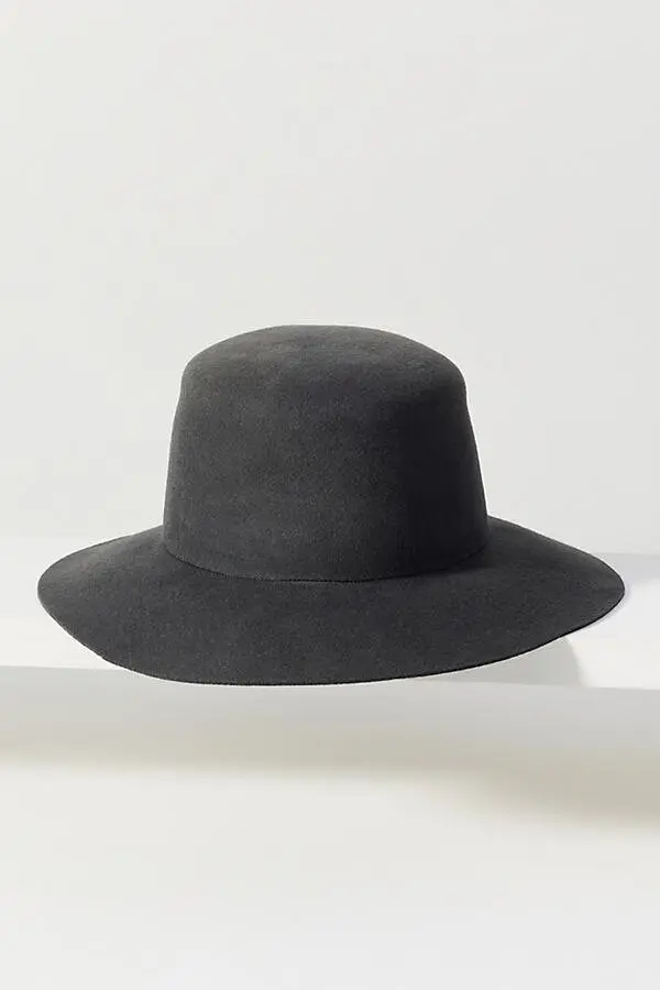 Hat Attack Anna Velour Bucket Hat - Light Grey