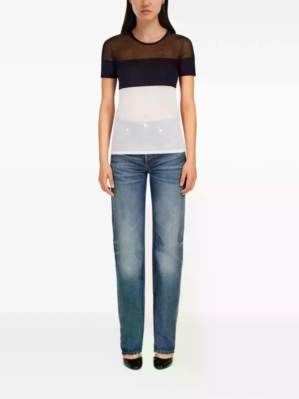 FERRAGAMO Five-pocket Straight Jeans - Blue