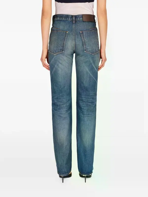 FERRAGAMO Five-pocket Straight Jeans - Blue