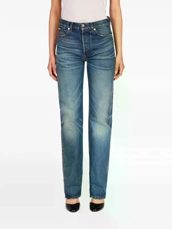 FERRAGAMO Five-pocket Straight Jeans - Blue