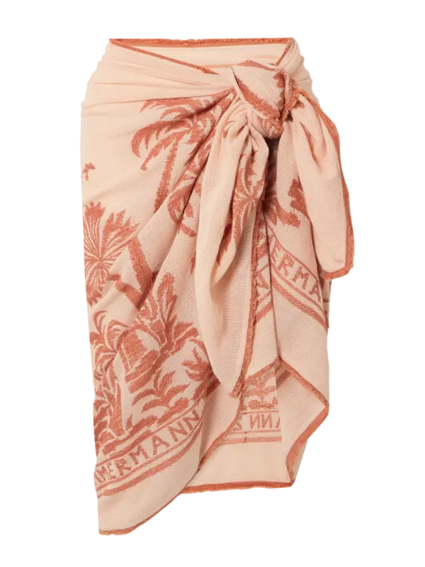 Zimmermann Printed Cotton Pareo