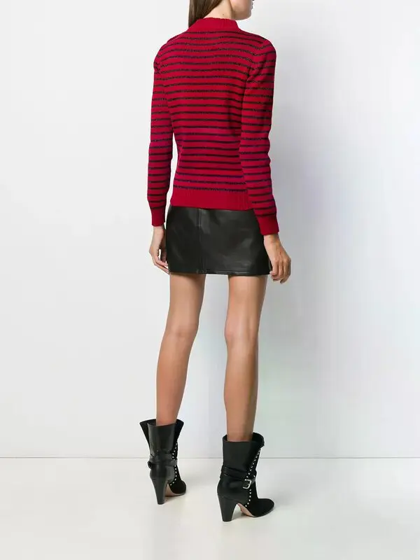 Saint Laurent Striped Knitted Jumper