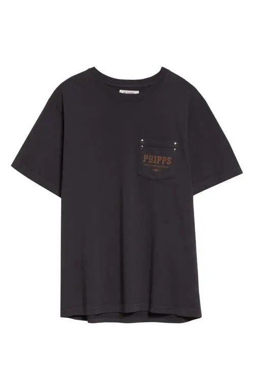 PHIPPS Hard Workwear Pocket Graphic T-shirt - Black