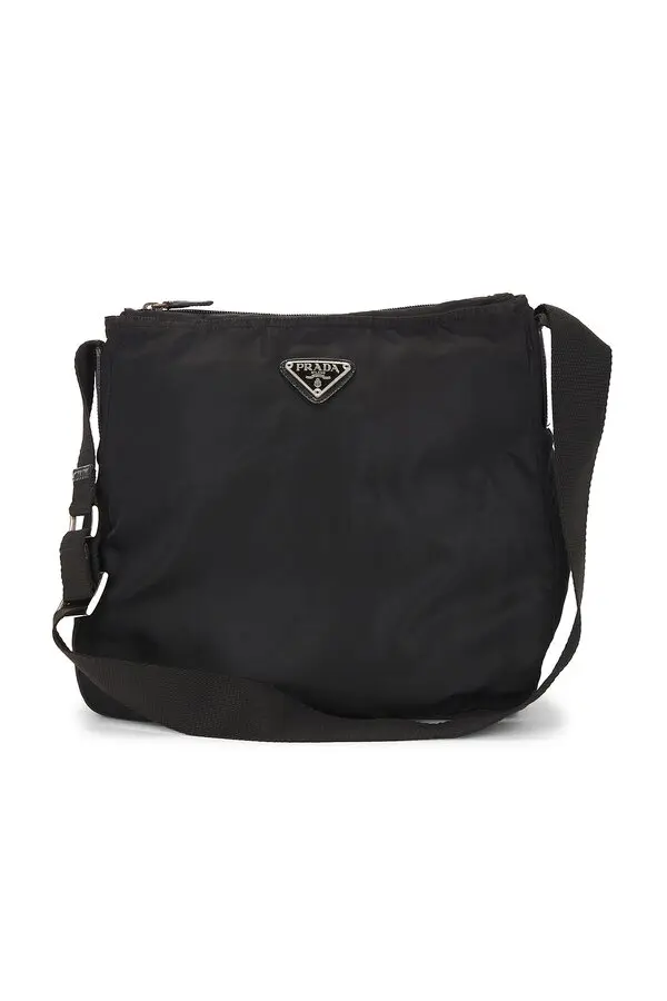 Prada Tessuto Messenger Bag - Black