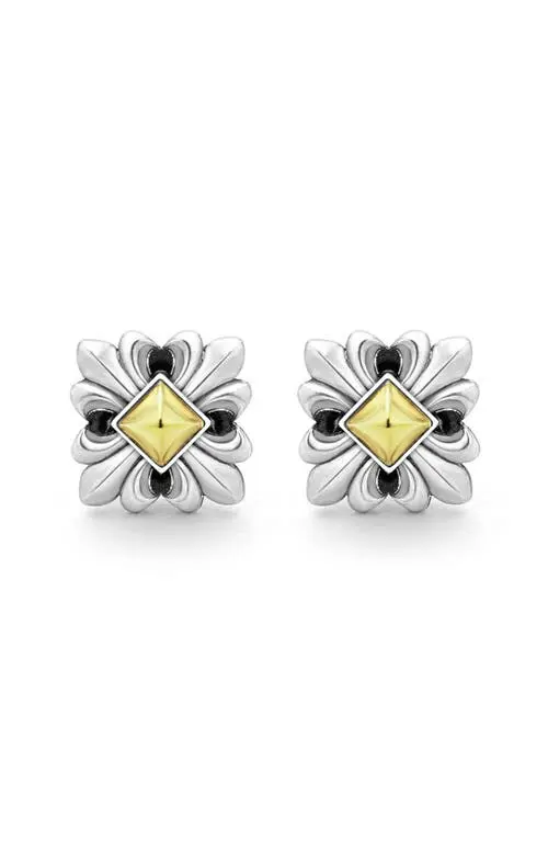 Lagos Anthem Medieval Cross Stud Earrings