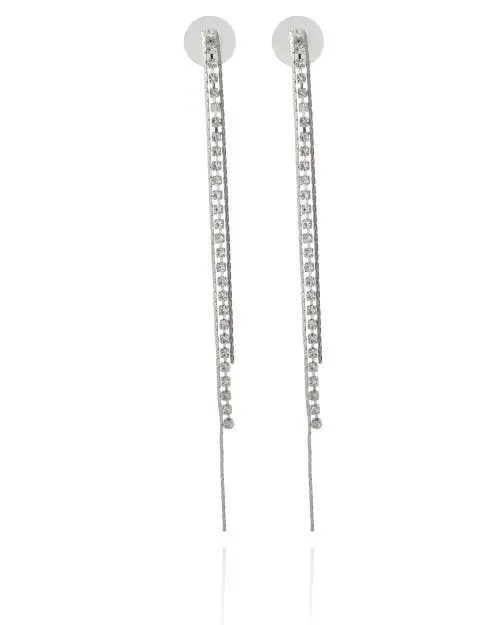 Bcbgmaxazria Chain Fringe Drop Earrings