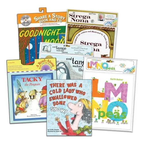 KAPLAN EARLY LEARNING COMPANY Classic Read-aloud Books And Cds Set Of 6 - Multicolor