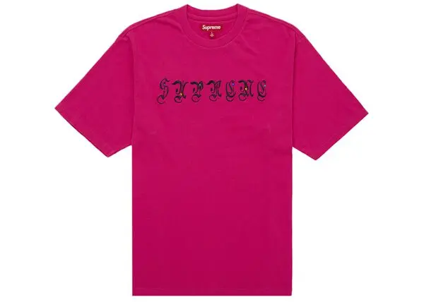 Supreme Aoi Gems Short Sleeve Top - Pink