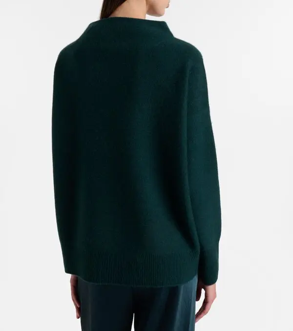 Vince Ribbed-knit Cashmere Sweater - Green