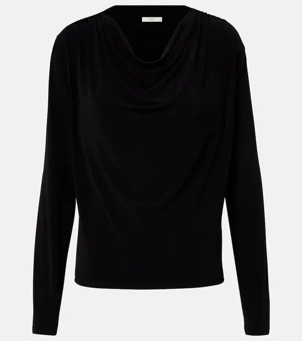 Vince Draped Jersey Top